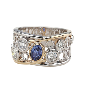 Sale > contemporary rings with stones > in stock